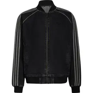 Adidas Sst Denim Track Jacket - True Black Denim