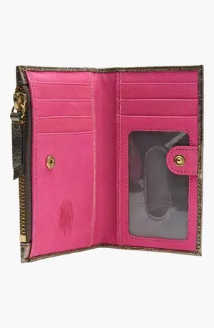 TUSK Jen Slim Card Case With Zip Coin Pocket