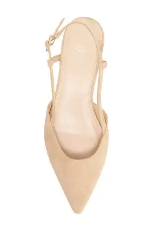 Dune London Homie Leather Slingback Pump