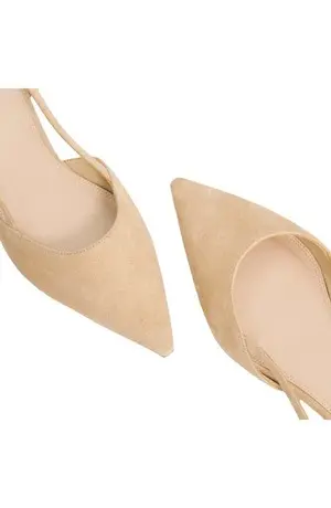 Dune London Homie Leather Slingback Pump