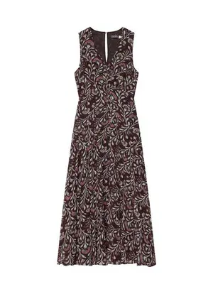 Mint Velvet Sleeveless Floral Print Maxi Dress
