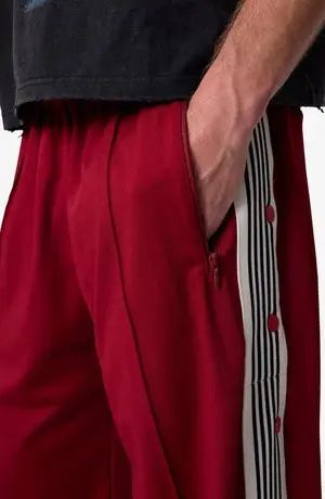 Mnml Side Snap Striped Track Pants
