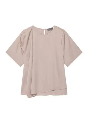 Mint Velvet Satin Ruffle Front Top