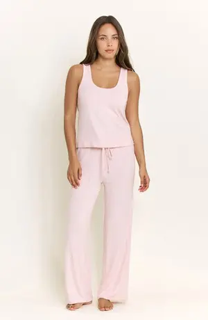 Honeydew Intimates Cloud Modal Rib Tank - Heather Rose Quartz