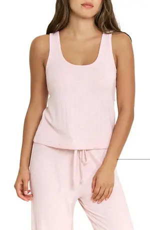 Honeydew Intimates Honeydew Modal Rib Lounge Tank Heather Rose Quartz