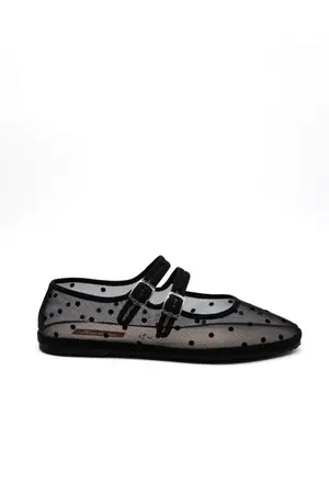 GONDOLINA SHOES Moretta Double Strap Mary Jane Flats