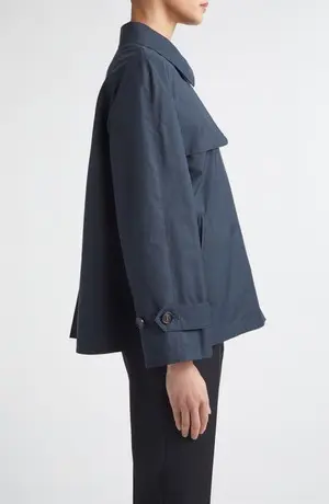 Max Mara Tiglio Crop Raincoat