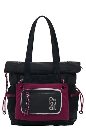 Desigual Large Convertible Backpack - Black