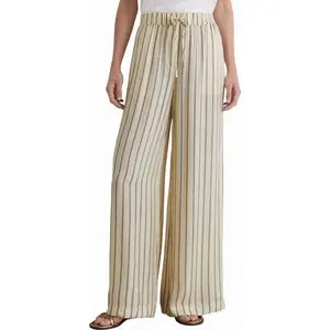 REISS Minnie Wide Leg Stripe Pants