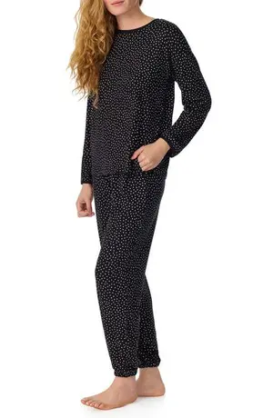 Kate Spade New York Print Pajamas - Black/multi
