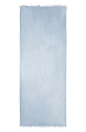 Eileen Fisher Cozy Crinkle Gauze Scarf - Dolphin