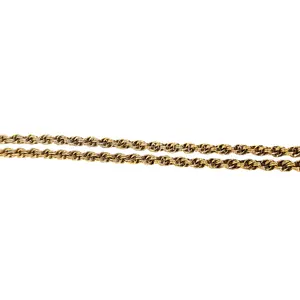 MADISON BEVERLY HILLS Vintage 70s Twisted Rope Link Chain Necklace