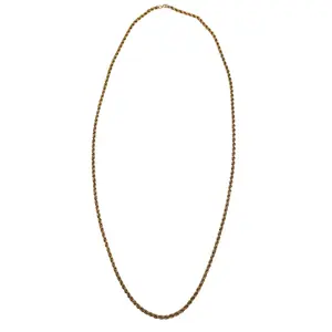MADISON BEVERLY HILLS Vintage 70s Twisted Rope Link Chain Necklace