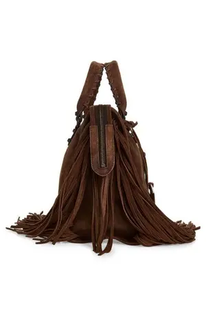 Balenciaga Medium Le City Suede Satchel