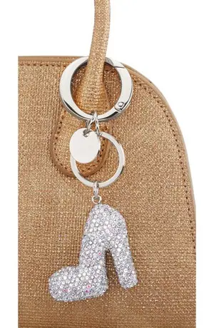 Nina Crystal Pump Bag Charm