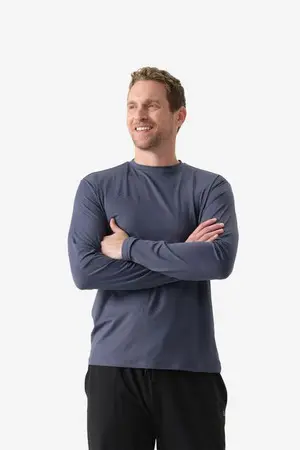 FIELDSHEER Dricomfort Long Sleeve T-shirt - Arctic Blue