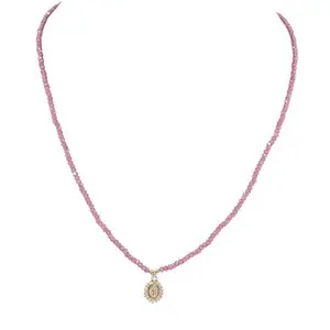 MADISON BEVERLY HILLS Ruby Mary Pendant Necklace