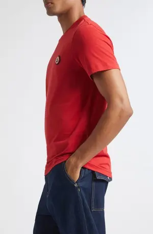 Moncler Cotton Jersey T-shirt - Red
