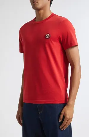 Moncler Cotton Jersey T-shirt - Red