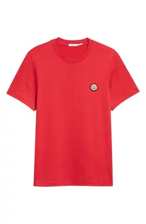 Moncler Cotton Jersey T-shirt - Red