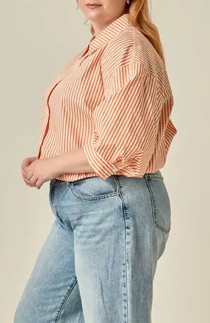 English Factory Striped Balloon Sleeve Shirt