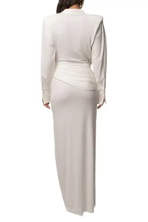 JLUXLABEL Poise Draped Maxi Dress