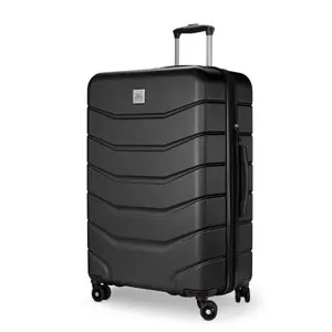 SKYWAY Silverton Hardside Expandable 28" Large Checked Luggage - Black
