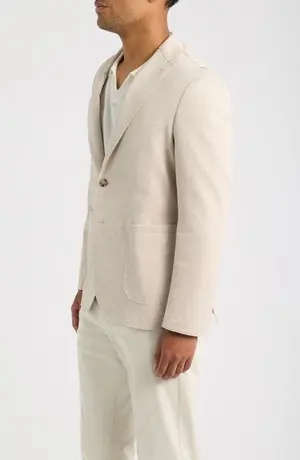 BOSS Hanry Slim Fit Knit Cotton Blend Sport Coat