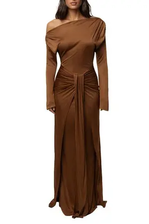 JLUXLABEL Draped Perfection Maxi Dress