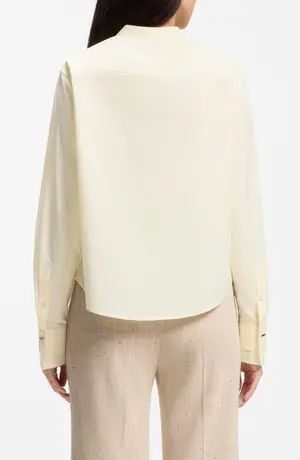 BOSS Bertyna Monday Cotton Button-up Shirt