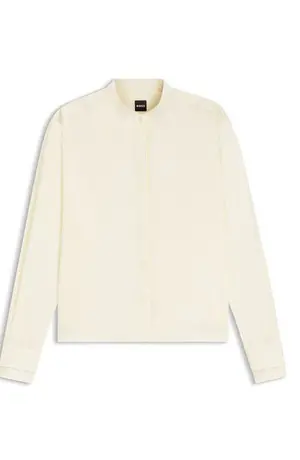 BOSS Bertyna Monday Cotton Button-up Shirt