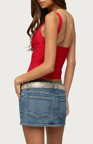 EDIKTED Ianthe Crop Bandage Tank