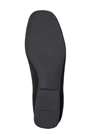 Camper Casi Myra Twins Floral Ballerina Flat - Black