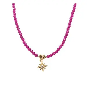MADISON BEVERLY HILLS Ruby Star Necklace