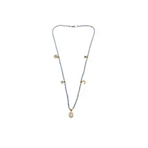 MADISON BEVERLY HILLS Beaded Charm Necklace