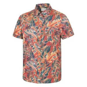 Mountain Warehouse Tropical Leaves Short-sleeved Shirt - Bright Orange