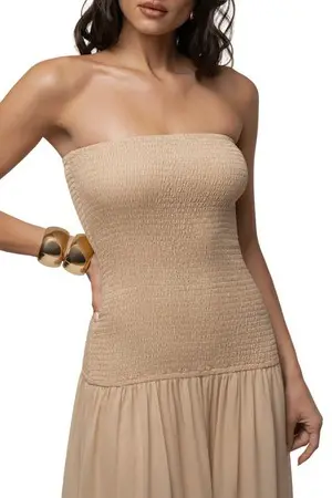 JLUXLABEL Seaside Drift Maxi Dress - Sand