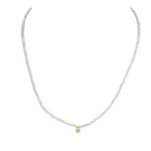MADISON BEVERLY HILLS Faceted Amethyst Choker Necklace