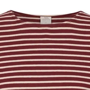 TRESPASS Yarn Dyed Stripe Long Sleeve Shirt - Dark Cherry