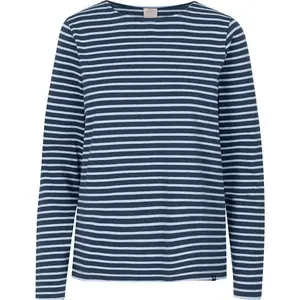 TRESPASS Yarn Dyed Stripe Long Sleeve Shirt - Navy