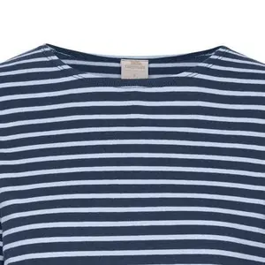 TRESPASS Yarn Dyed Stripe Long Sleeve Shirt - Navy