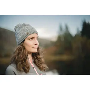 TRESPASS Holbray Knitted Hat With Pom Pom