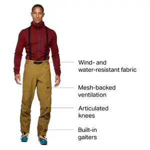 BLACK DIAMOND Dawn Patrol Softshell Pants - Dark Curry