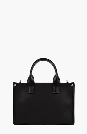 CAVALINHO Structured Handbag With Top Zip Closure - Black