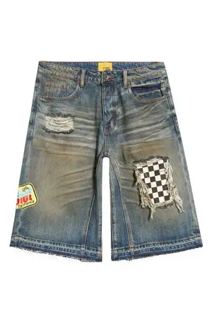 DIET STARTS MONDAY Venice Distressed Denim Shorts