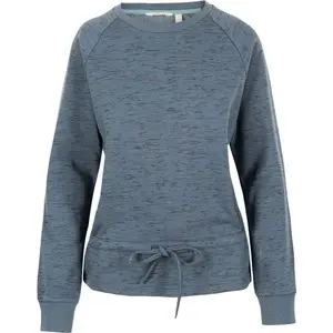 TRESPASS Gretta Marl Round Neck Sweatshirt - Pewter