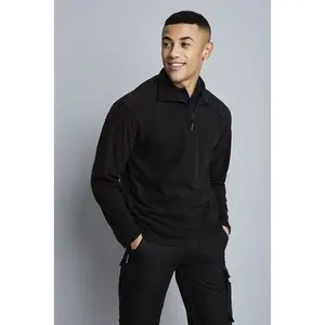 REGATTA Micro Zip Neck Fleece Top - Black