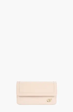 CAVALINHO Iconic 648 Patent Leather Clutch Shoulder Bag - Beige