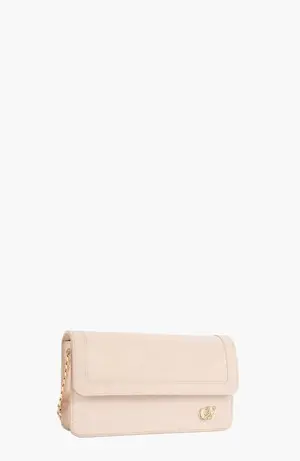 CAVALINHO Iconic 648 Patent Leather Clutch Shoulder Bag - Beige