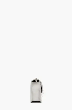 CAVALINHO Iconic Patent Leather Clutch Shoulder Bag - Light Blue